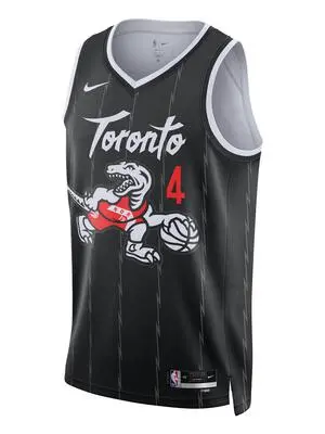 Nike Scottie Barnes Toronto Raptors City Edition Nba Swingman Jersey - Black