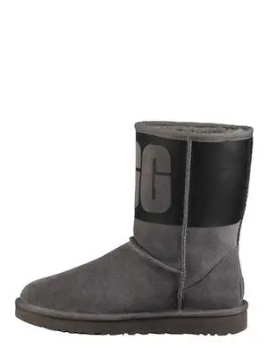 UGG UGG Classic Short Rubber Boots Gray
