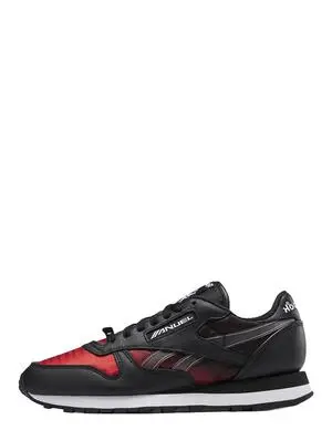 REEBOK Anuel Aa X Classic Leather "the Sky Above The Street" Low Top Sneakers - Blackred