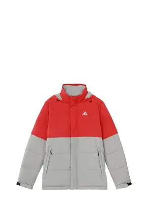 Adidas Hooded Sports Down Jacket - Goldgray