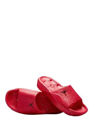 JORDAN Air Franchise Shower Slides - Fire Red/black