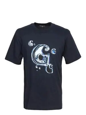 Carhartt Work In Progress Carhartt Wip Solar Chrome C Short Sleeve T-shirt 'navy' Navy
