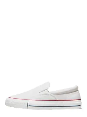 CONVERSE Chuck Taylor All Star Malden Slip-on Sneakers - White/red/blue