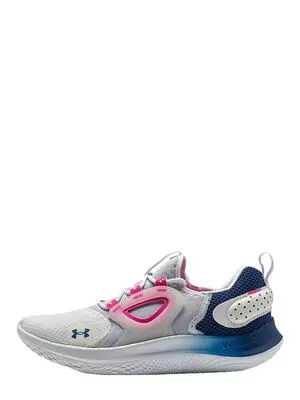 Under Armour Flow Velociti Wind Athletic Sneakers - White/pink/blue