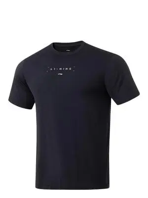 LI-NING Lifestyle Sportswear Tee 'black - Black/white