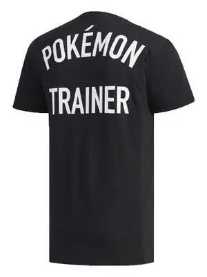 Adidas Neo X Pokemon Collaboration Round Neck Short Sleeve T-shirt - Black