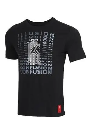 Nike Dri-fit Kyrie Logo Printed Tee - Black