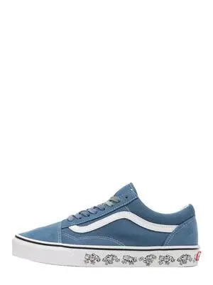 VANS Old Skool Low Top Sneakers - Blue/white