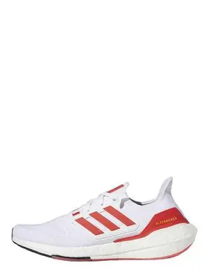 Adidas Ultraboost 22 Athletic Sneakers - White/red