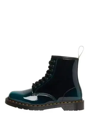 Dr. Martens Dr. Martens 1460 Metallic Chrome Paint Vegan Boots Green/black
