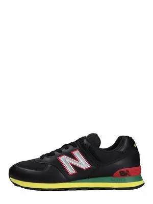 NEW BALANCE New Balance 574 V2 Low Top Sneakers Black/red/green