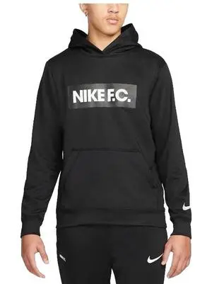 Nike F.c. Logo Hoodie - Black