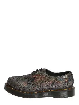 Dr. Martens 1461 Metallic Oxford Shoes - Silver/black