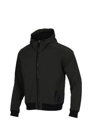 Adidas Zip-up Hooded Sports Jacket - Dark Brown