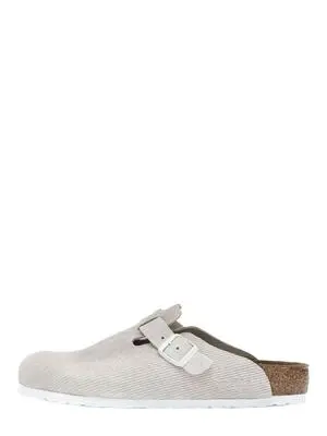 BIRKENSTOCK X Stussy Boston Suede Clogs - Beige