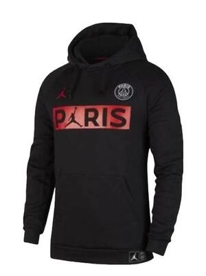JORDAN Paris Saint-germain Fleece Hoodie - Black