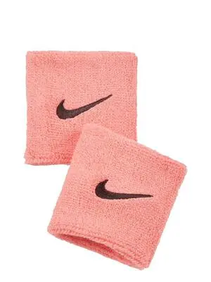 Nike Swoosh Wristbands - Pink Glaze/oil Grey