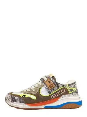 Gucci Ultrapace 'rock Tejus Printed' Sneakers - Brown