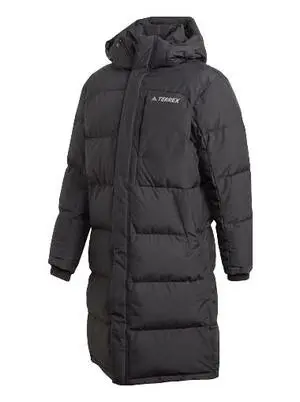 Adidas Hooded Down Jacket - Black