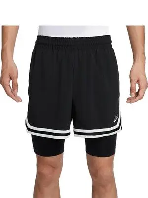 Nike Kevin Durant 4" Dna 2-in-1 Basketball Shorts - Black/black/sail