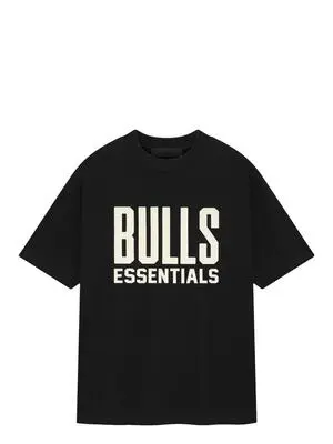 Fear Of God Fear Of God Essentials X Nba Bulls T-shirt 'black' Black