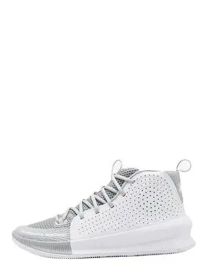 Under Armour Jet High Top Athletic Sneakers - Grey/white