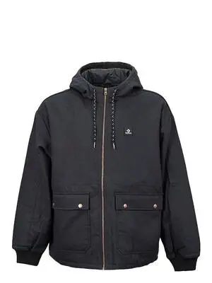 CONVERSE Padded Hooded Jacket - Black