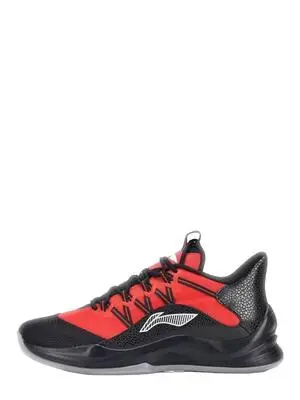LI-NING Professional Basketball Shoes With Shock Absorption - Red