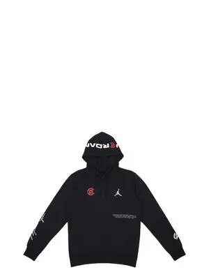 JORDAN X Clot Crossover Logo Pullover Hoodie - Black