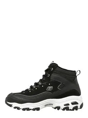 Sketchers D'lites 1.0 High Top Sneakers - Black