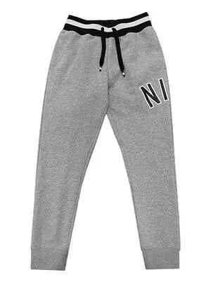 Nike Casual Sports Slim Fit Fleece Long Pants Gray - Grey