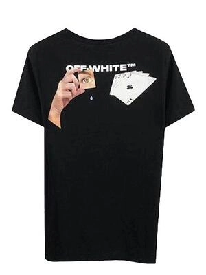 Off-White Hand Card Over Tee - Black