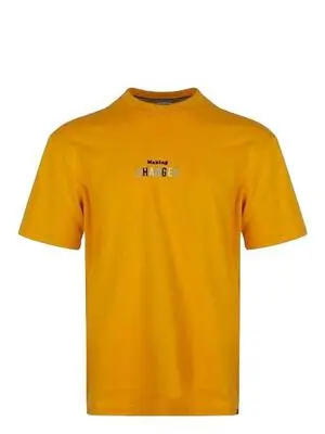 PUMA Printed Short Sleeve Tee Gold - Default Color