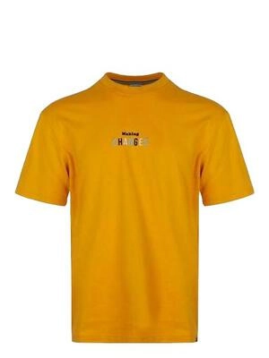 PUMA Printed Short Sleeve Tee Gold - Default Color