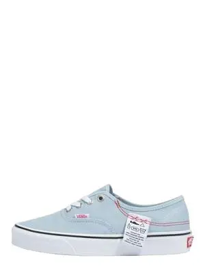 VANS Authentic Low Top Canvas Skate Shoes - Red