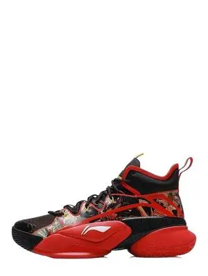 LI-NING Power 7 High Top Sneakers - Red/black