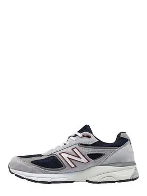 NEW BALANCE 990v4 "grey Navy" Sneakers - Grey/blue