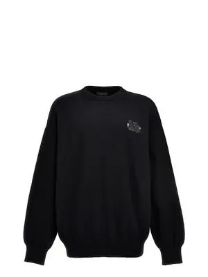 Balenciaga Gaffer Oversized Sweatshirt - Black