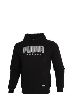PUMA Athletics Casual Pullover Hoodie - Black