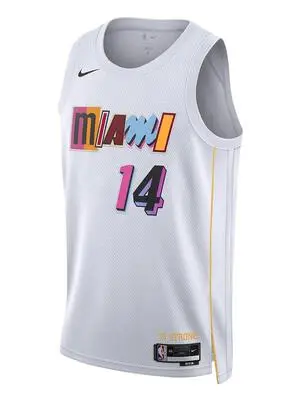 Nike Dri-fit Nba Miami Heat Tyler Herro Swingman Jersey - None
