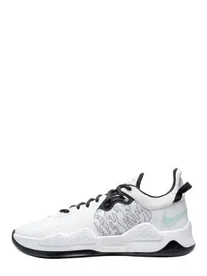Nike Pg 5 "white Black" Athletic Sneakers - White/black