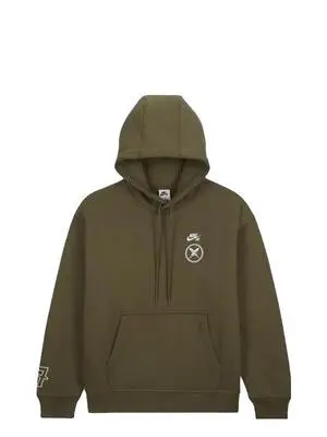 Nike X Yuto Graphic Fleece Pullover Hoodie - Medium Olive