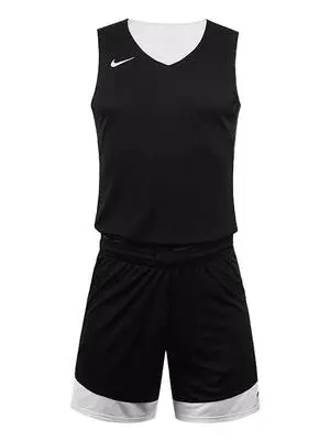 Nike Reversible Basketball Tank And Shorts Set - Black