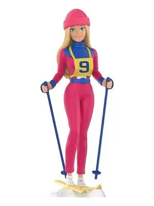 POP MART Barbie Style Icon '1975 Skier Barbie - Multi-color