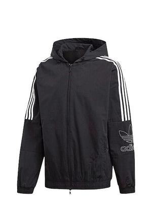Adidas Originals Casual Zipper Hooded Jacket - Black