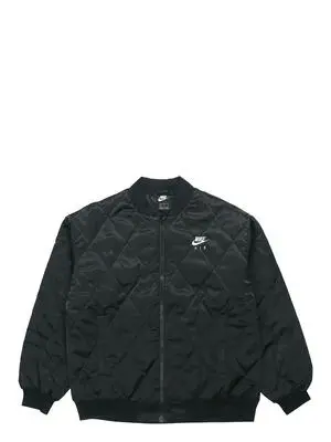 Nike Air Satin Bomber Jacket - Black