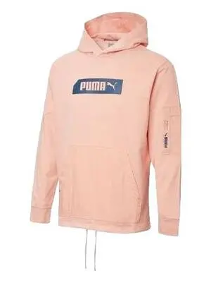 PUMA Nu-tility Logo Hoodie - Pink