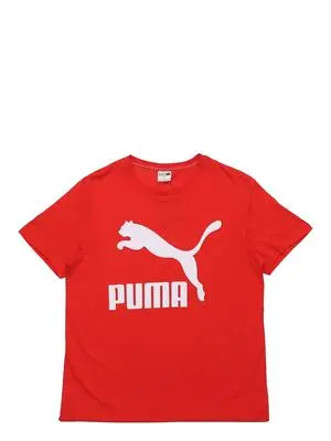 PUMA Puma Classics Logo Short Sleeve Tee Red Red