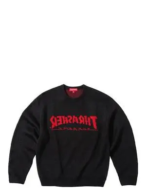 Supreme X Thrasher Pullover Sweater - Black/red