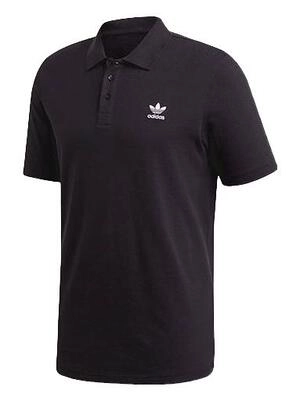 Adidas Originals Casual Sports Short Sleeve Polo Shirt - Black